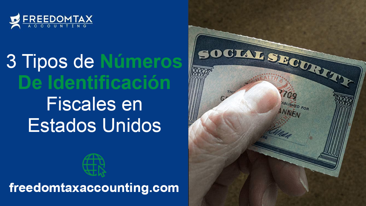 3 Tipos de Números De Identificación Fiscales en Estados Unidos